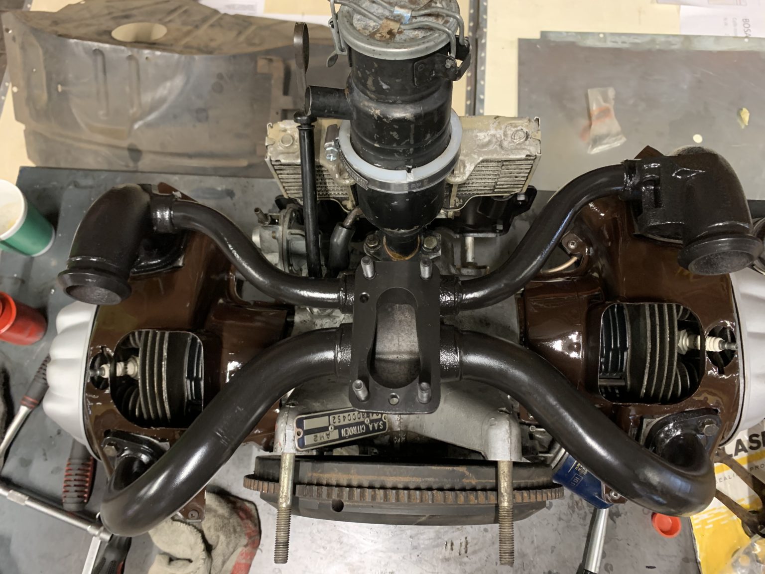 Ami 8 engine renovation finished - video! – Ami8.com